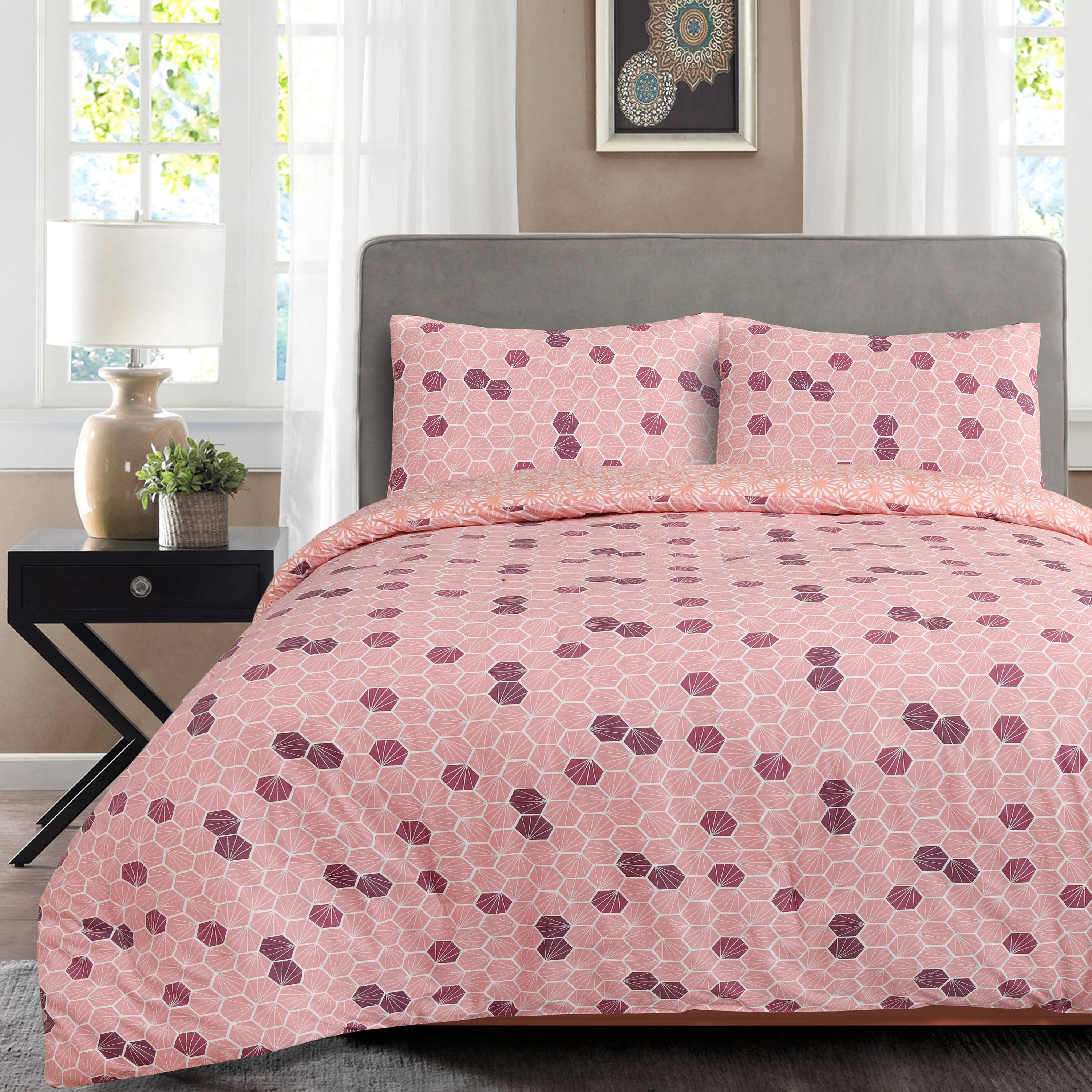 Pieridae Modern & Contemporary Comforter Set Tangerine Reversible ...