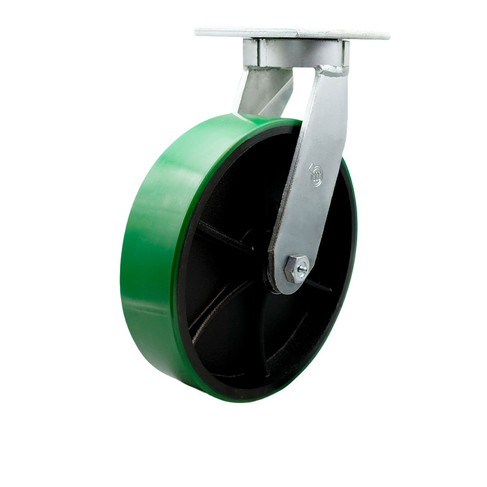 Service Caster Extra Heavy Duty Poly on Cast Iron Caster | Wayfair