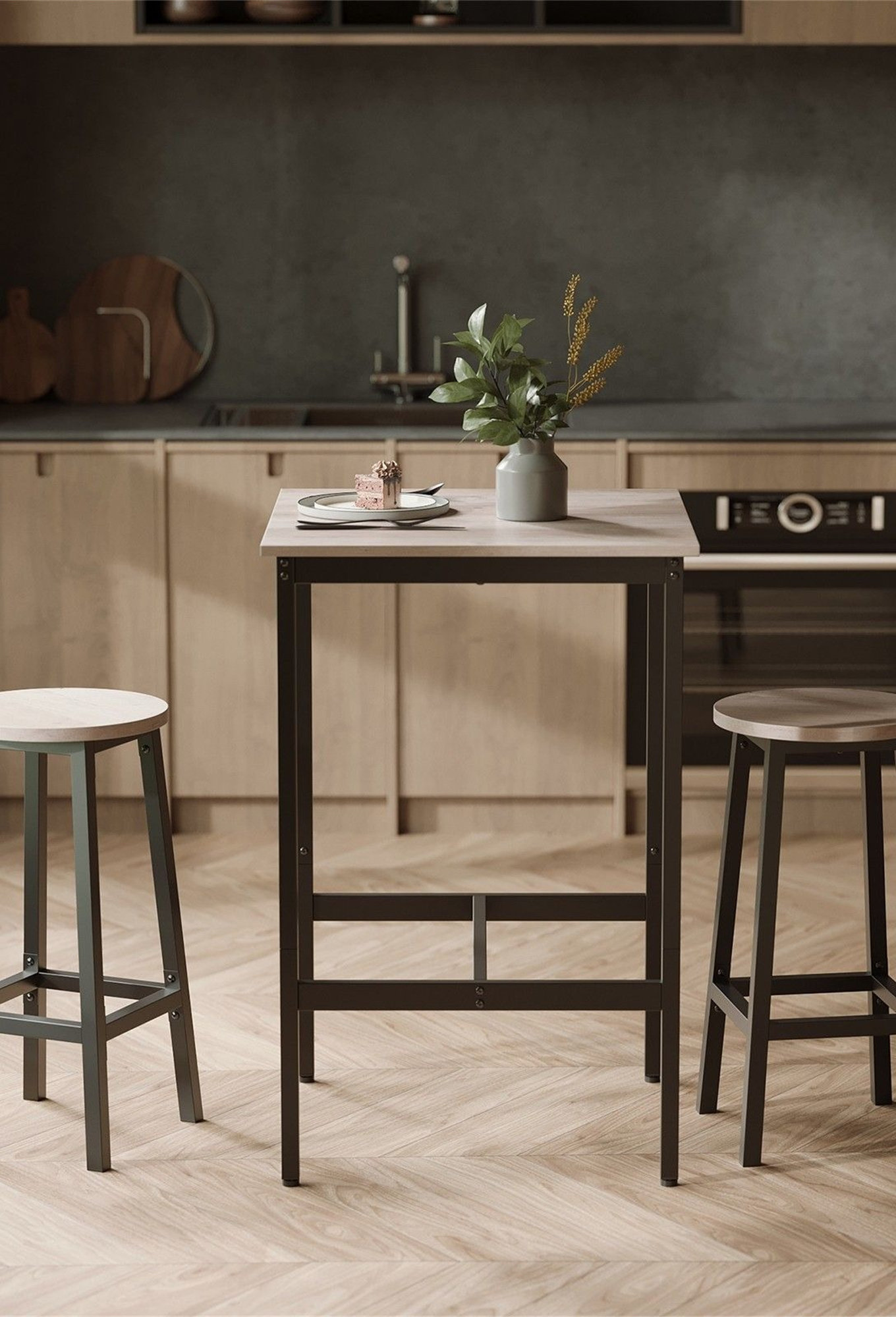 Borough Wharf Bar Table, Tall Kitchen Table For Breakfast, Dining Room ...