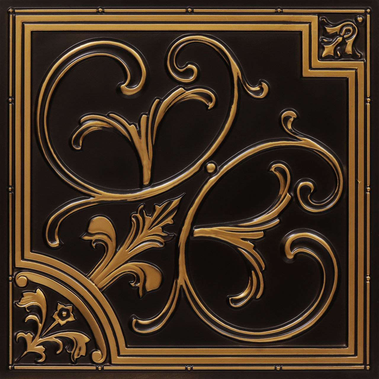 FromPlainToBeautifulInHours Carreau de plafond en PVC texturé L 24 po x ...