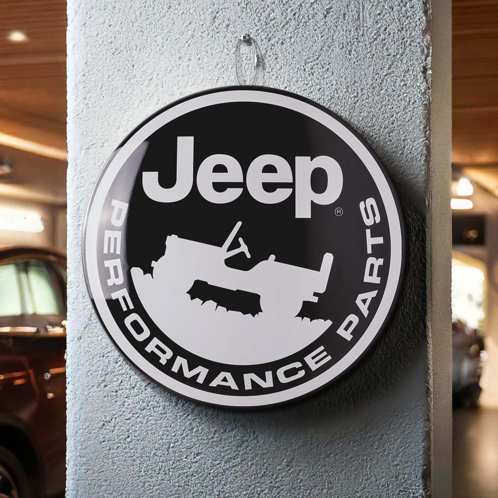 American Art Decor Mancave Round American Art Decor Jeep Perfomance ...