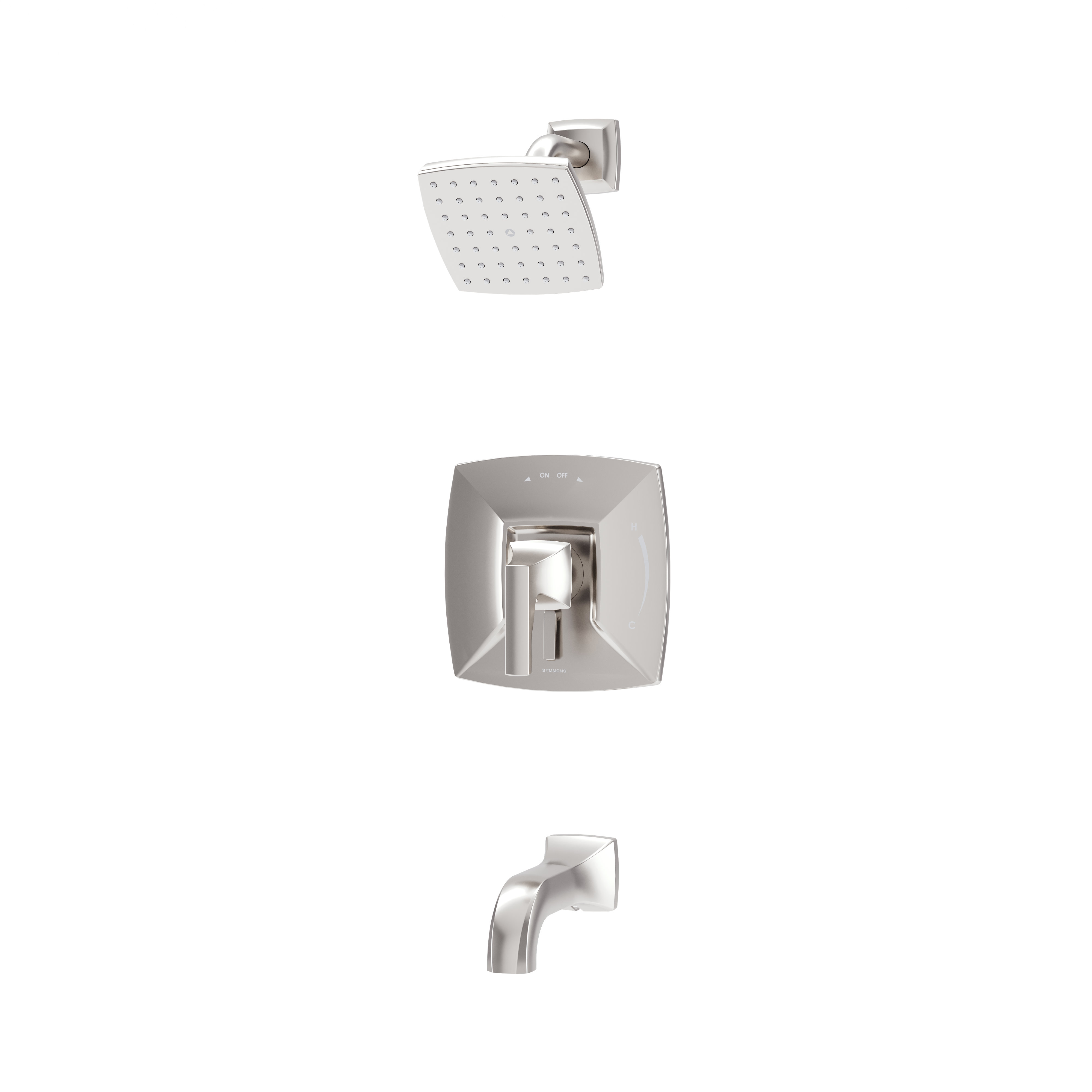 Symmons Oak HydroMersion Tub and Shower Faucet with Volume Control ...