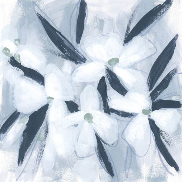 Rosalind Wheeler Paynes Petals II - Wrapped Canvas Painting | Wayfair.co.uk