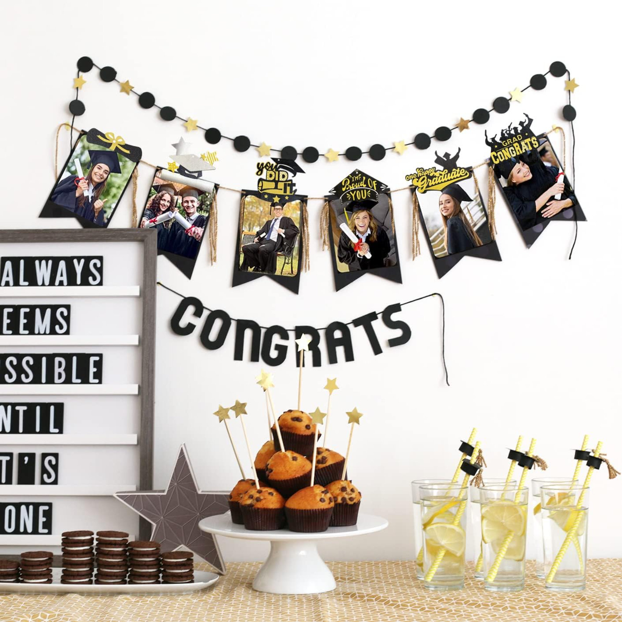 The Party Aisle™ Graduation Decorations Ornaments | Wayfair