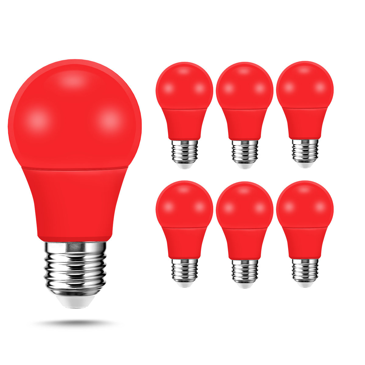 LOHASLED 9 Watt (60 Watt Equivalent), A19 LED Non-Dimmable Light Bulb ...