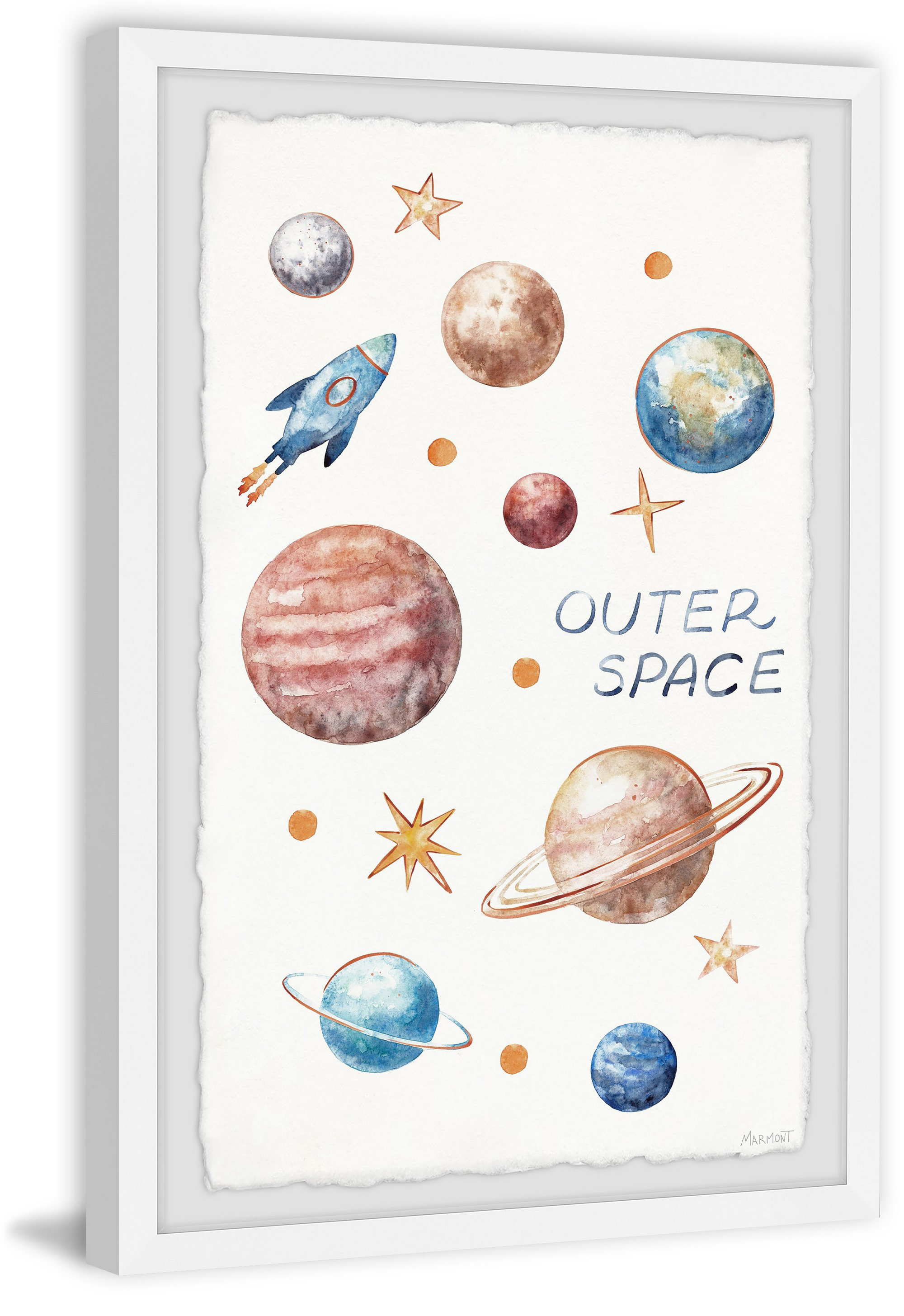 Isabelle & Max™ Garst Beyond Outer Space Framed Print | Wayfair