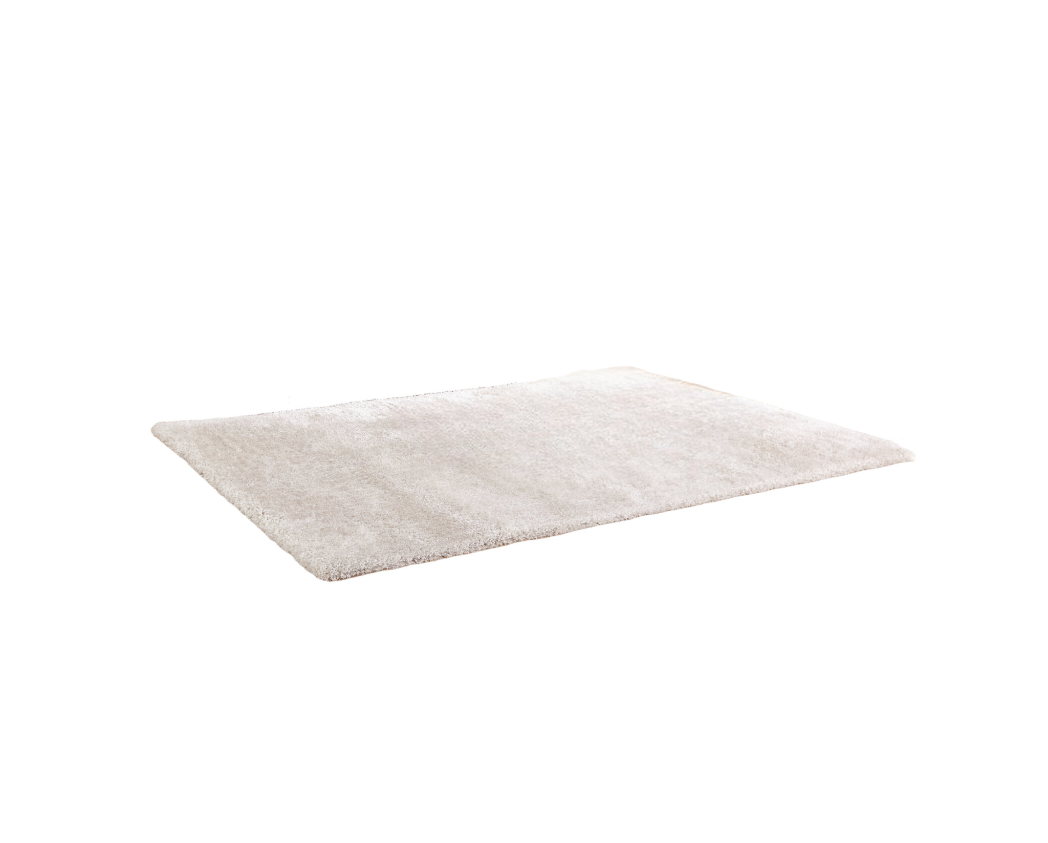 Everly Quinn 5' x 7' White Shag Hand Tufted Area Rug | Wayfair