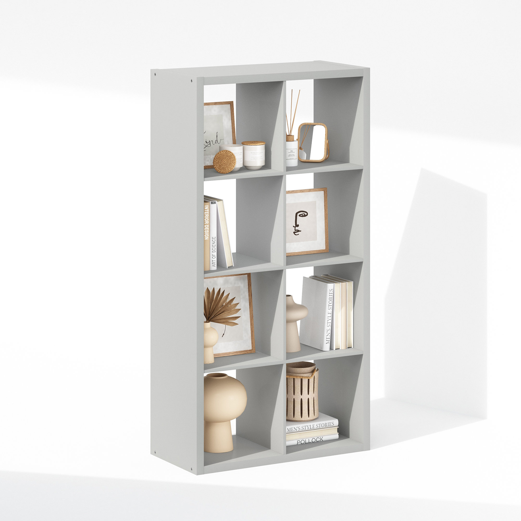 Latitude Run® Satterwhite Open Back Cube Storage Organizer, Standing ...