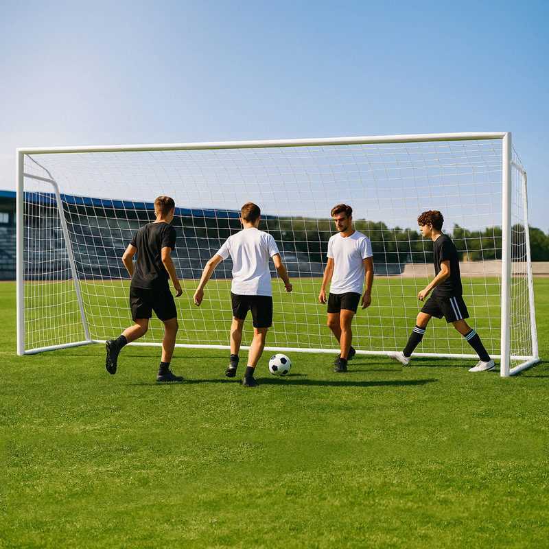 ShangQuan WuLiu Foldable Steel Soccer Goal - Soccer Goals For Backyard ...