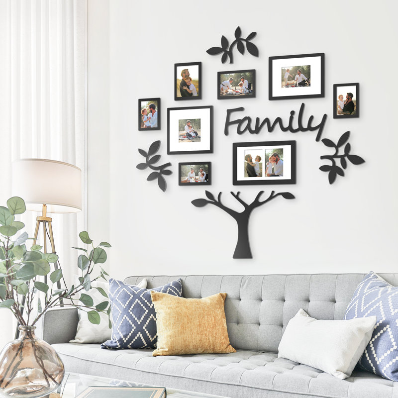 Red Barrel Studio® Guruvansh Family Picture Frame, Collage Wall Frame ...