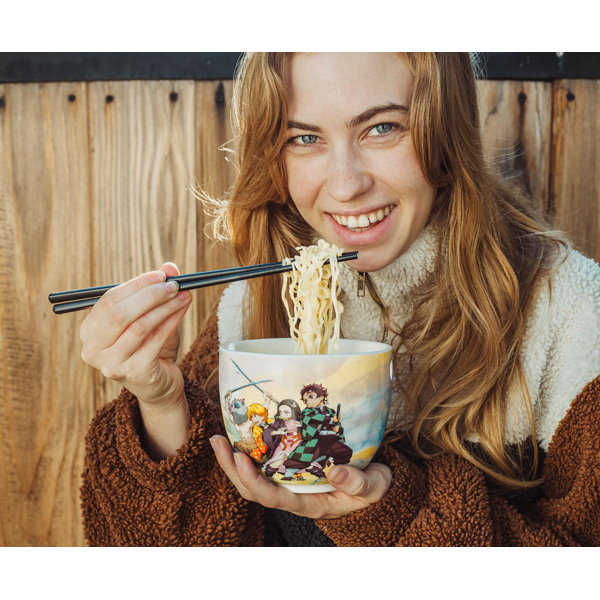 Surreal Entertainment Demon Slayer Cast Japanese Dinnerware Set | 18 ...