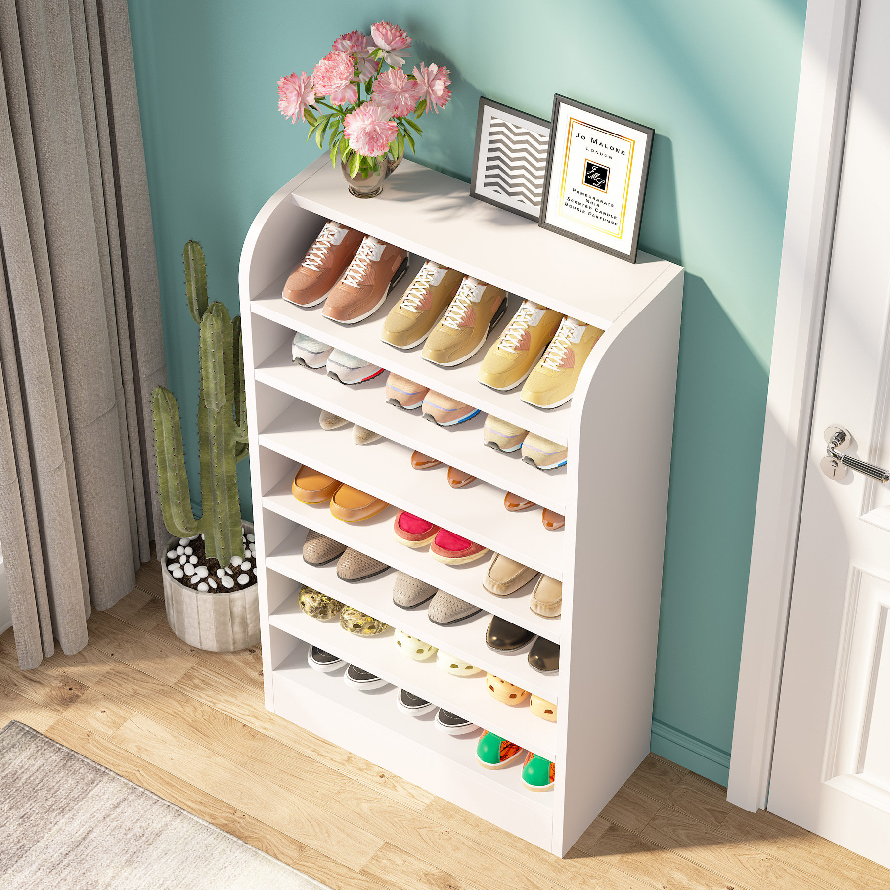 Latitude Run® 24 Pair Shoe Rack & Reviews | Wayfair