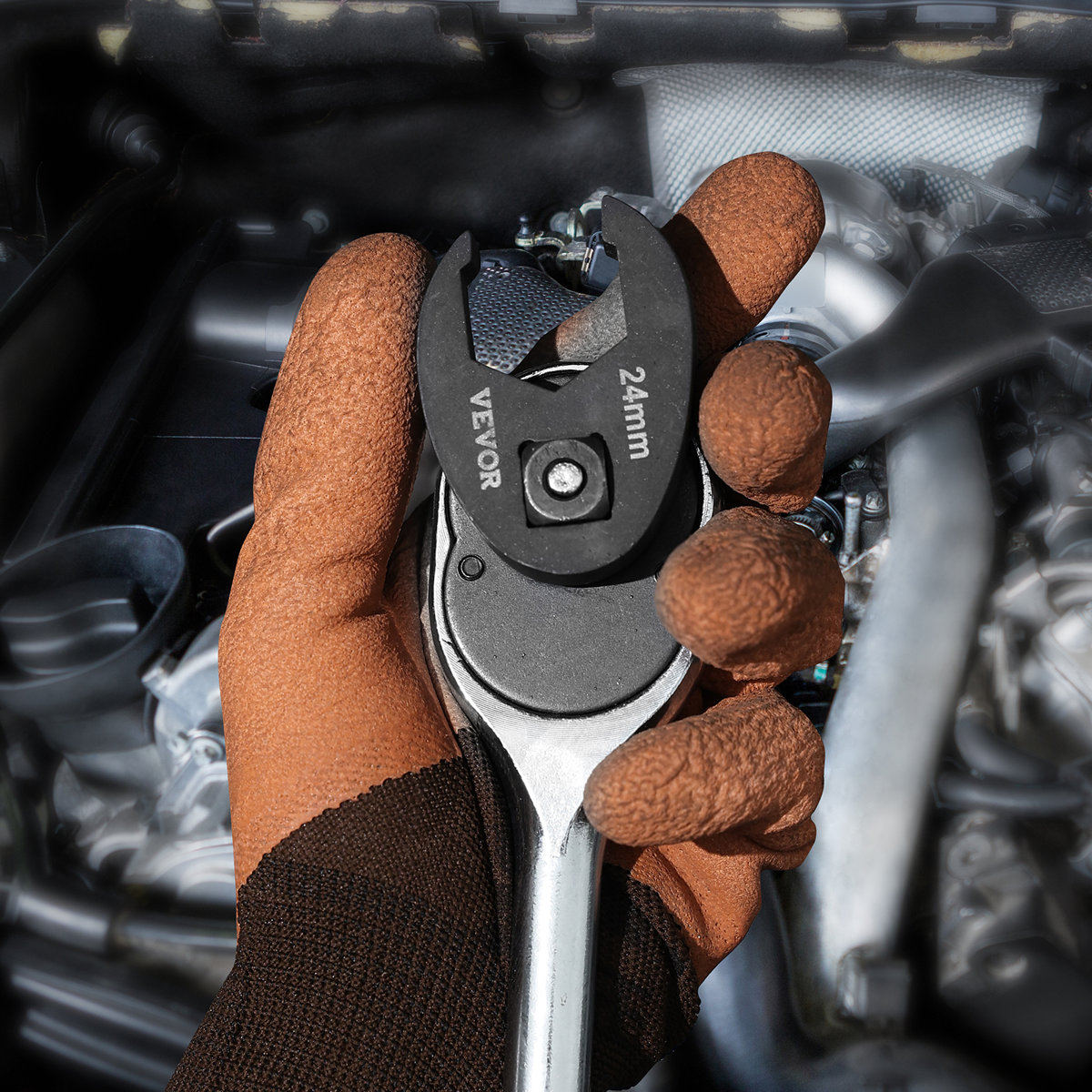 WFX Utility™ Crowfoot Wrench Set, 1/2" and 3/8" Drive 15-Piece | Wayfair