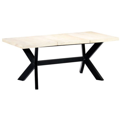 Union Rustic Dining Table Kitchen Table Dining Room Dinner Table Solid ...
