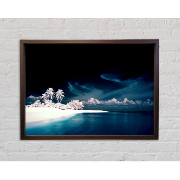 Bright Star Surreal Hidden Island Blue - Print | Wayfair.co.uk