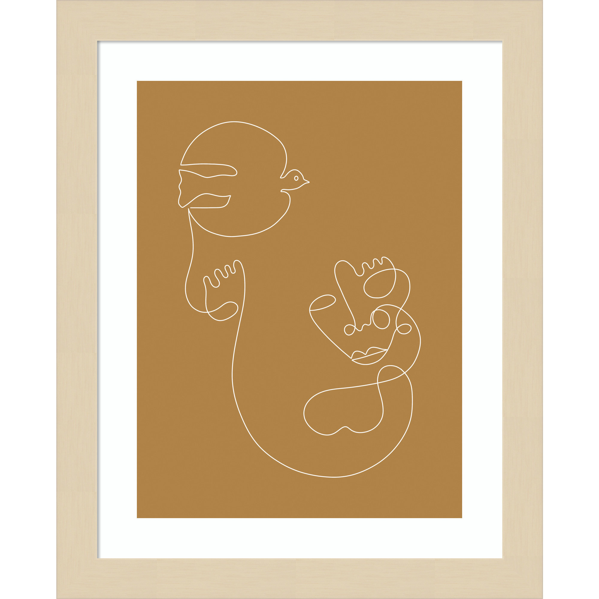 Joss & Main Hold On To Freedom By Shatha Al Dafaiframed Art Print | Wayfair