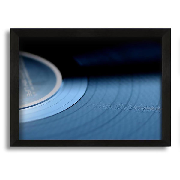Latitude Run Vinyl Record Framed Print - Single Picture Frame Graphic ...