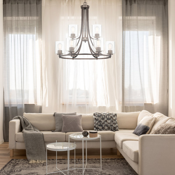 Sand & Stable™ Raelyn 9 - Light Shaded Classic Chandelier & Reviews ...
