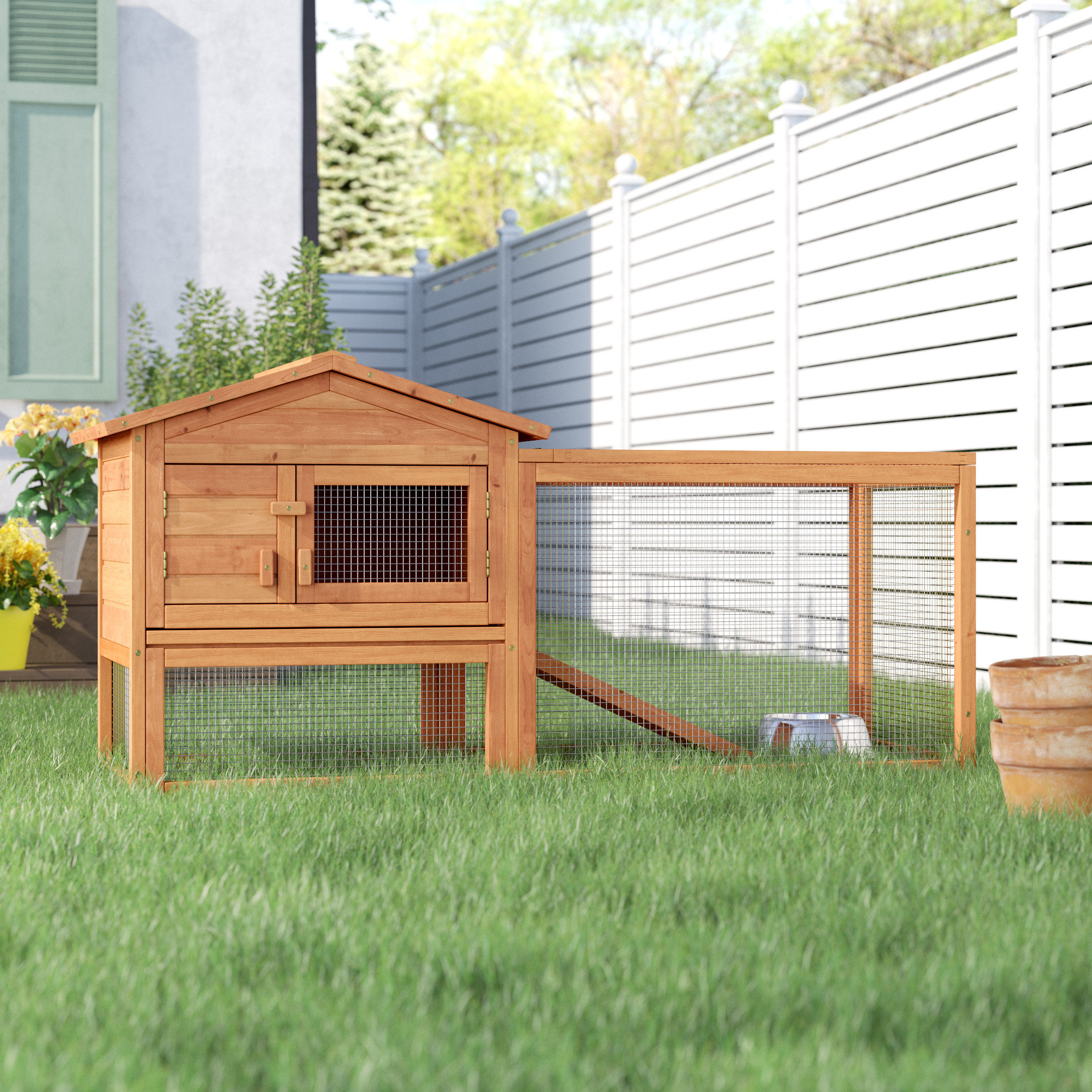 Archie & Oscar™ Dakota Wooden Poultry Hutch & Reviews - Wayfair Canada