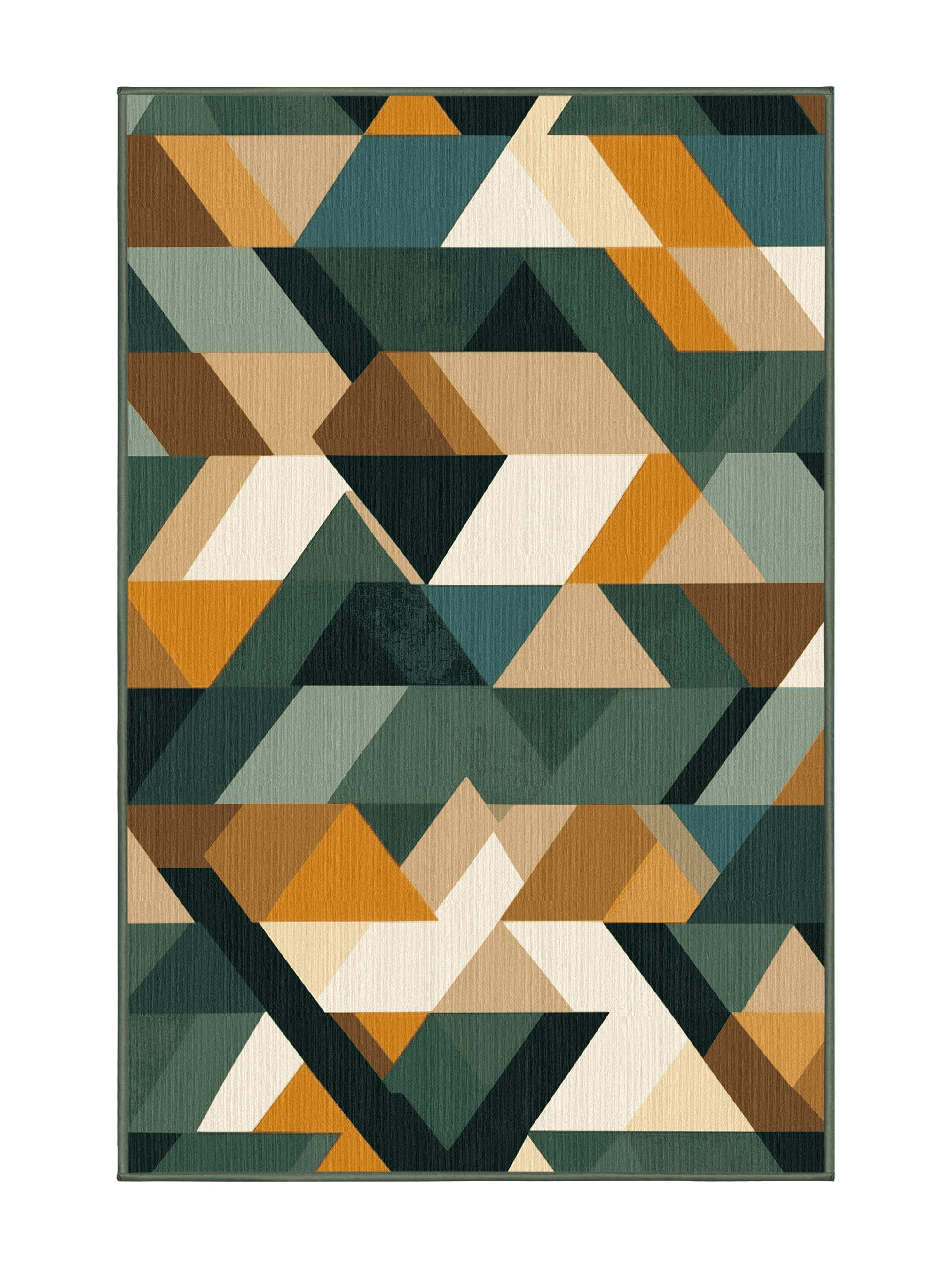 Ebern Designs Geogrid Colors Rug | Wayfair