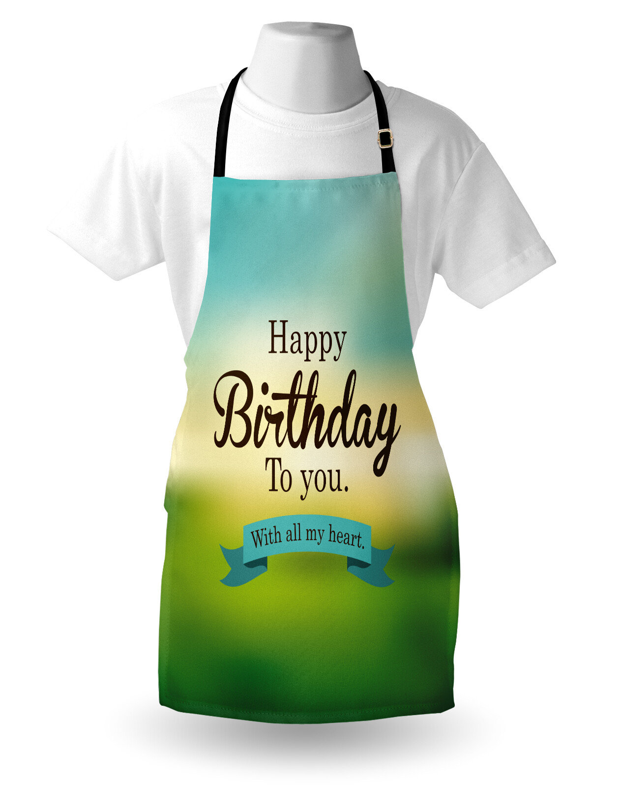The Party Aisle™ Birthday Apron Unisex, Sincere Greeting Blur, Adult ...