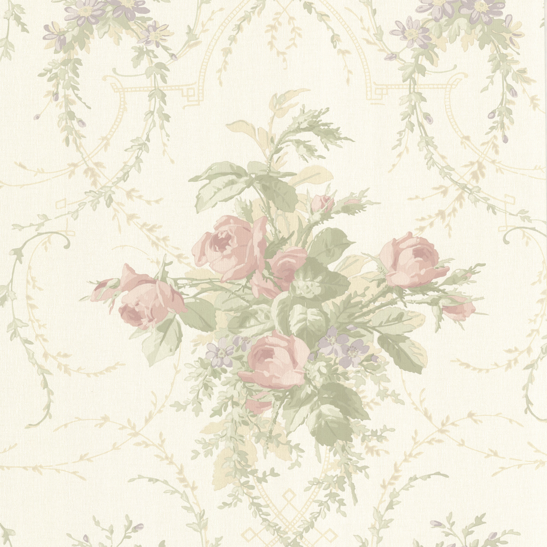 Brewster Home Fashions La Belle Maison Verdant 33' x 20.5" Floral and ...