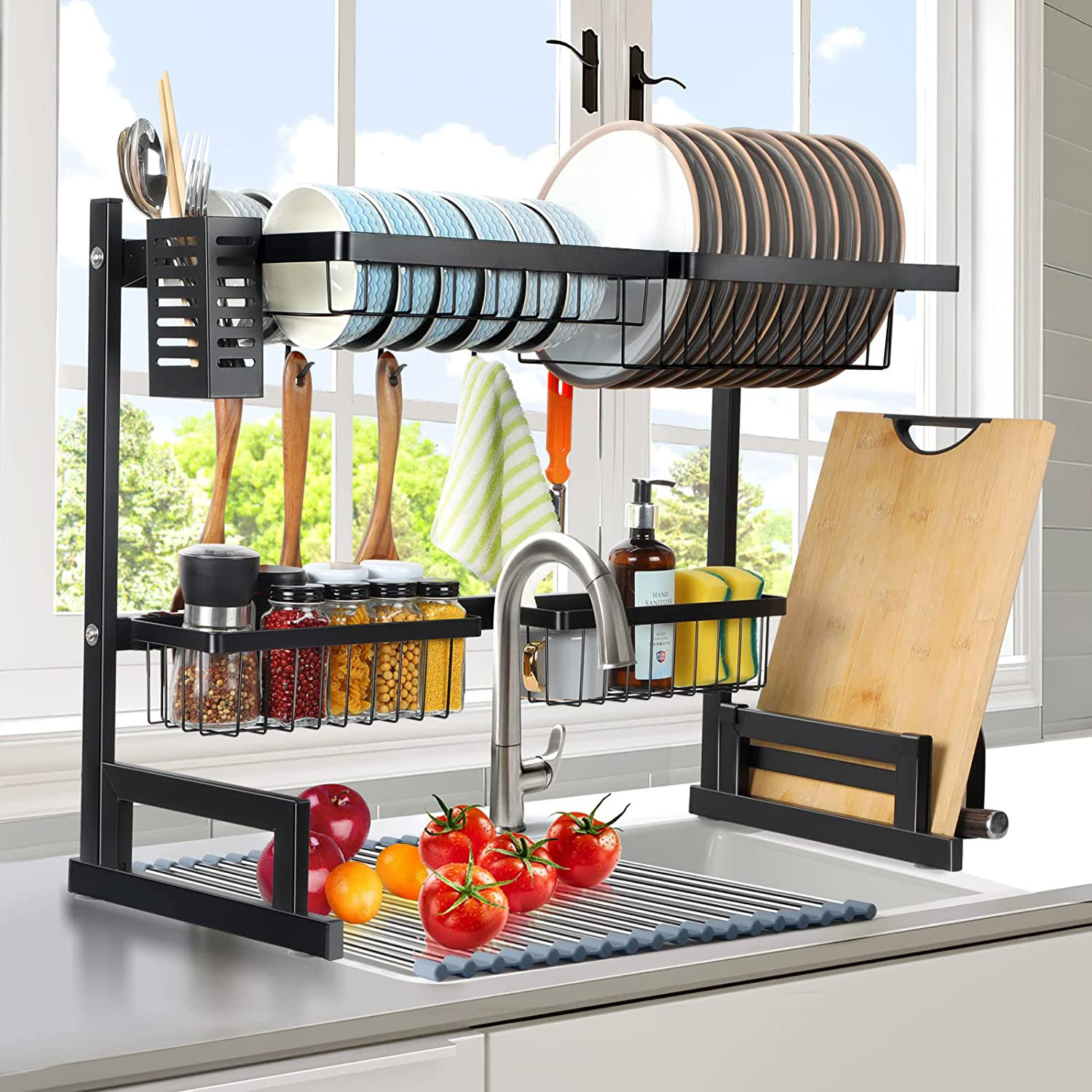 LGHM Stainless Steel 2 Tier Dish Rack | Wayfair