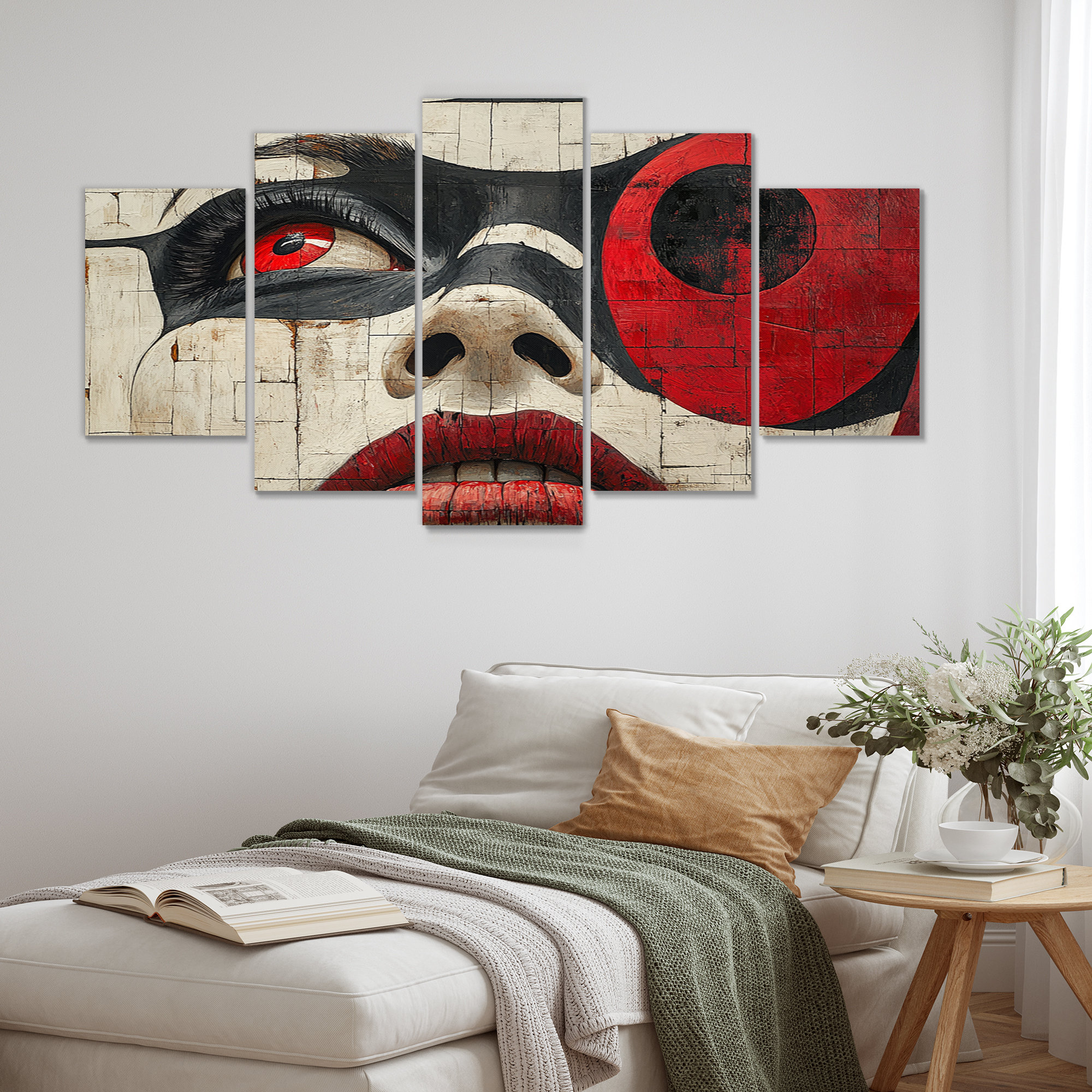 Wrought Studio™ Canadian Inuit Art Red Black Shaman II - Canadian Inuit ...