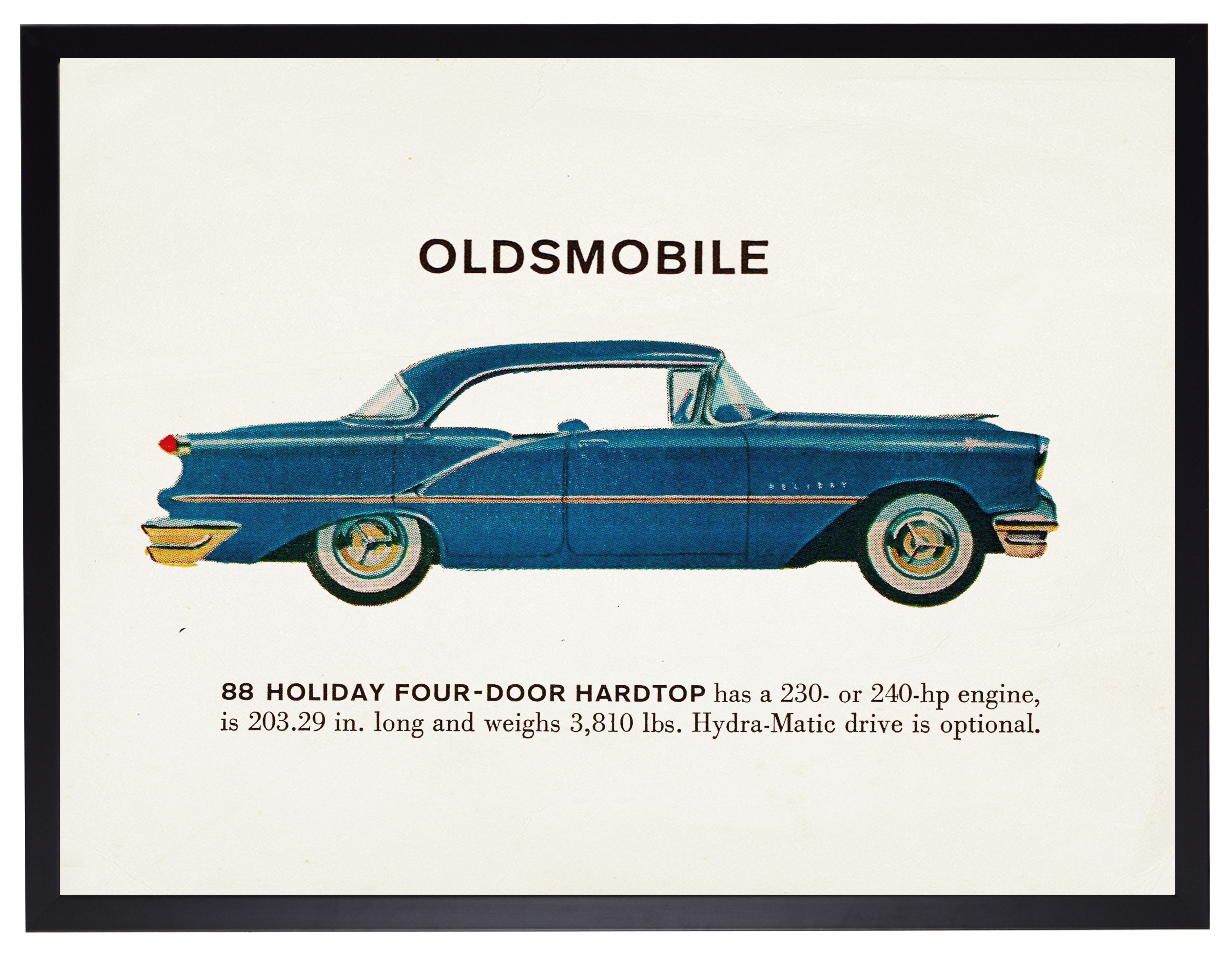 Alcott Hill® Vintage Oldsmobile Car Poster | Wayfair