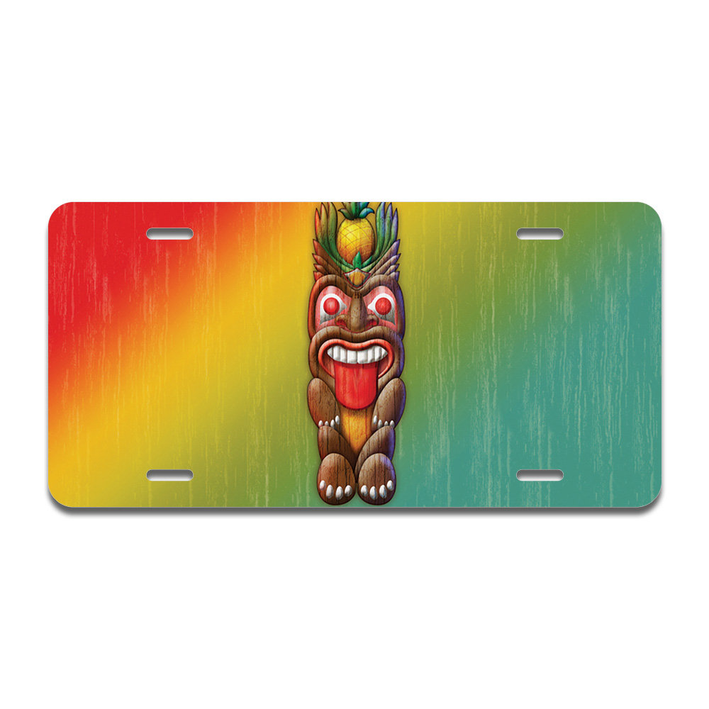 SignMission Tiki Man Aluminum Plate Frame | Wayfair