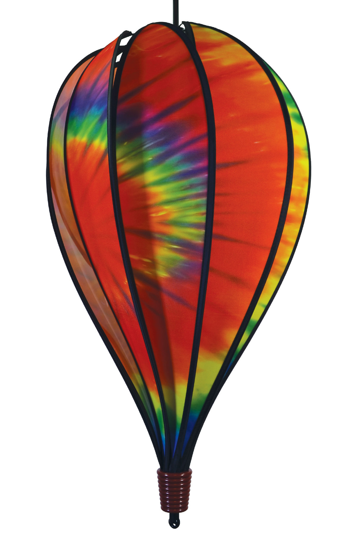 Ebern Designs Tie Dye 10 Panel Hot Air Balloon Spinner | Wayfair