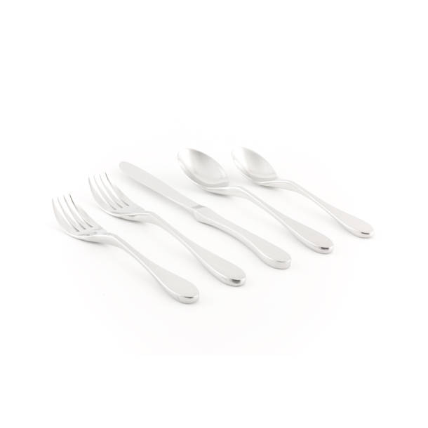 David Shaw Silverware Isla Stainless Steel Flatware Set - Service for 4 ...