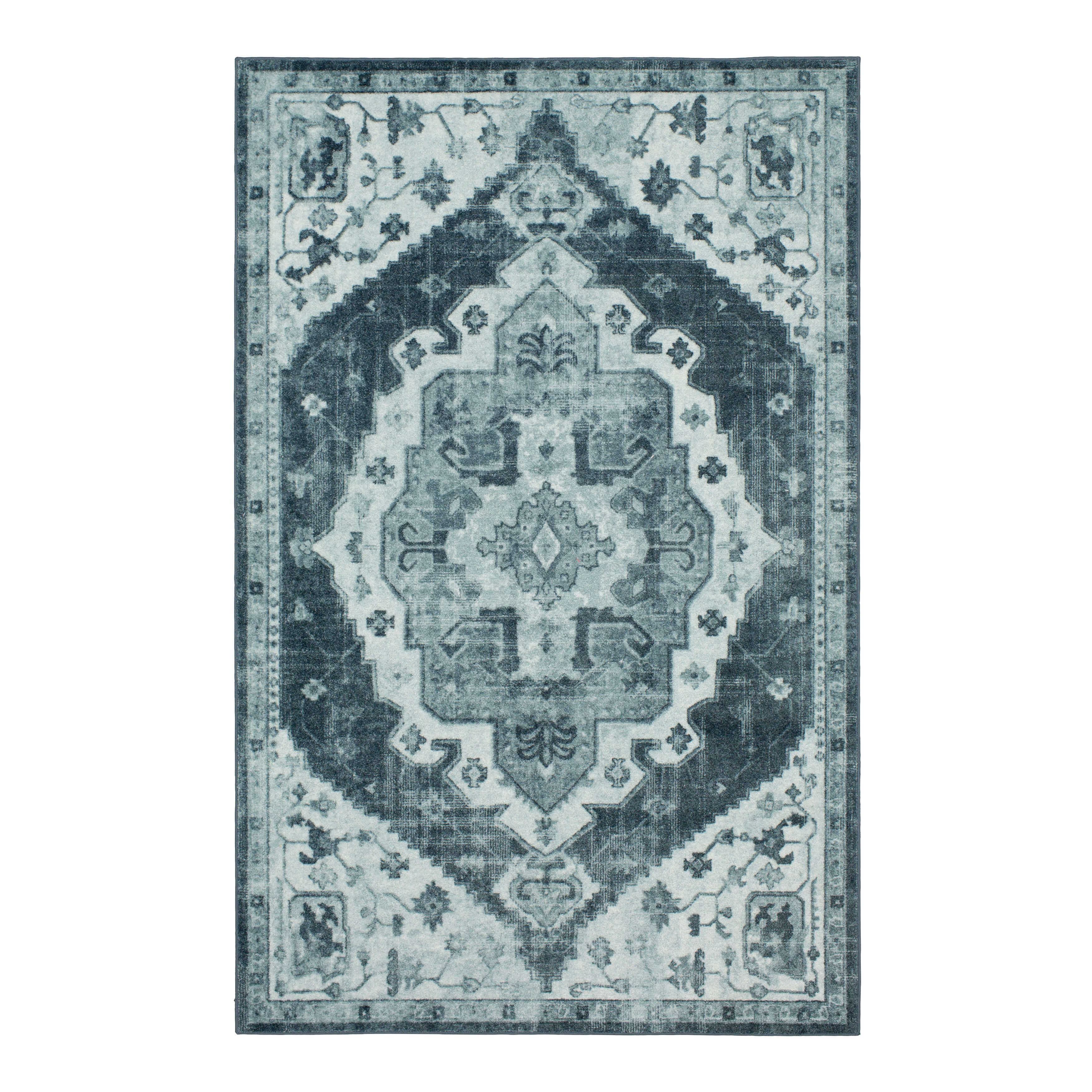 Bungalow Rose Janina Light Grey Area Rug | Wayfair
