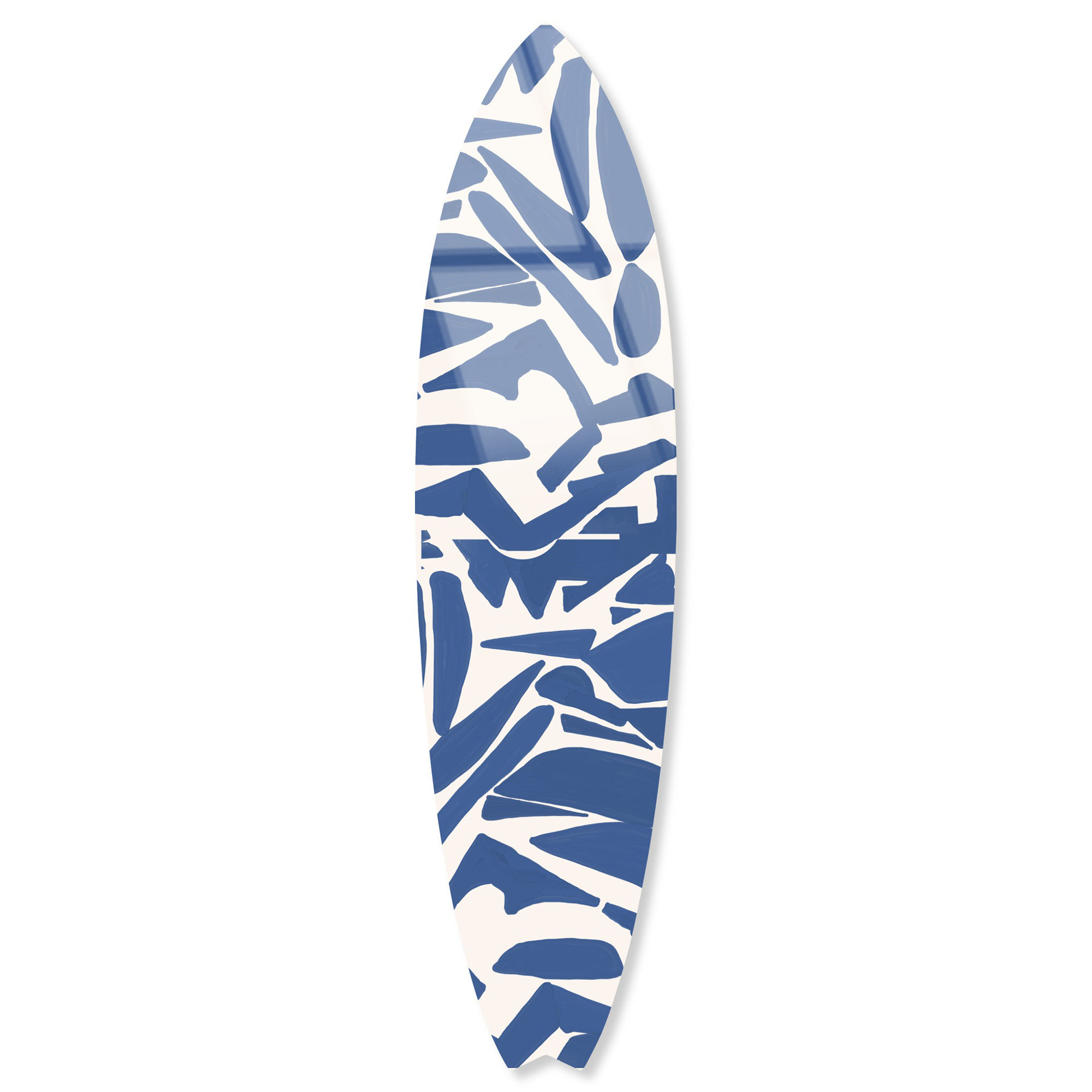 Notori Art Lapiz Lazuli Shapes Surfboard Acrylic Coastal Wall Art by ...