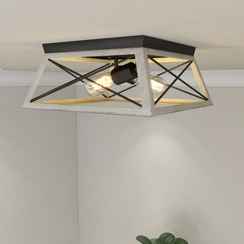 Modern Farmhouse Flush Mount Lighting You'll Love | Wayfair