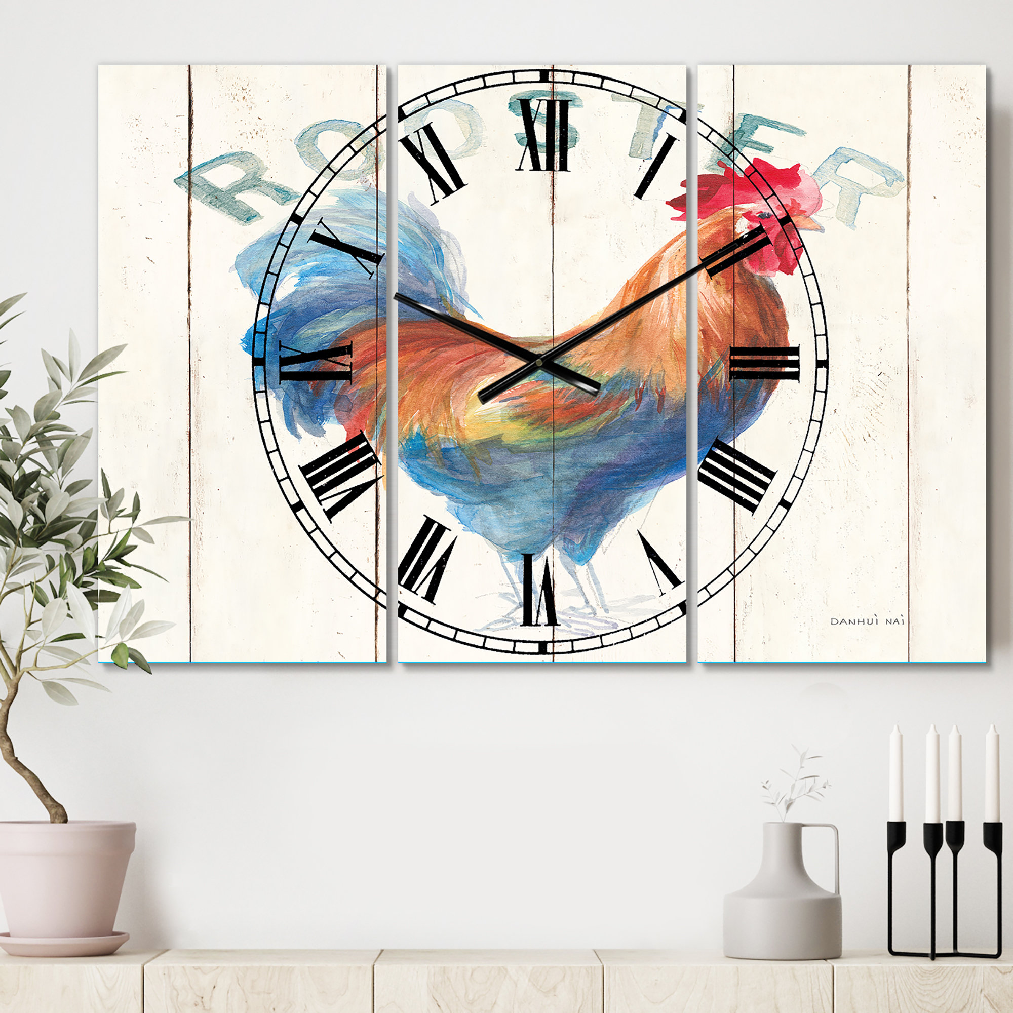 The Twillery Co. Swigart Oversized Farmhouse Wood Farm Roaster I ...