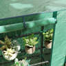shinyswan Lean-to Portable Greenhouse with Three-Tier Shelves, Steel ...