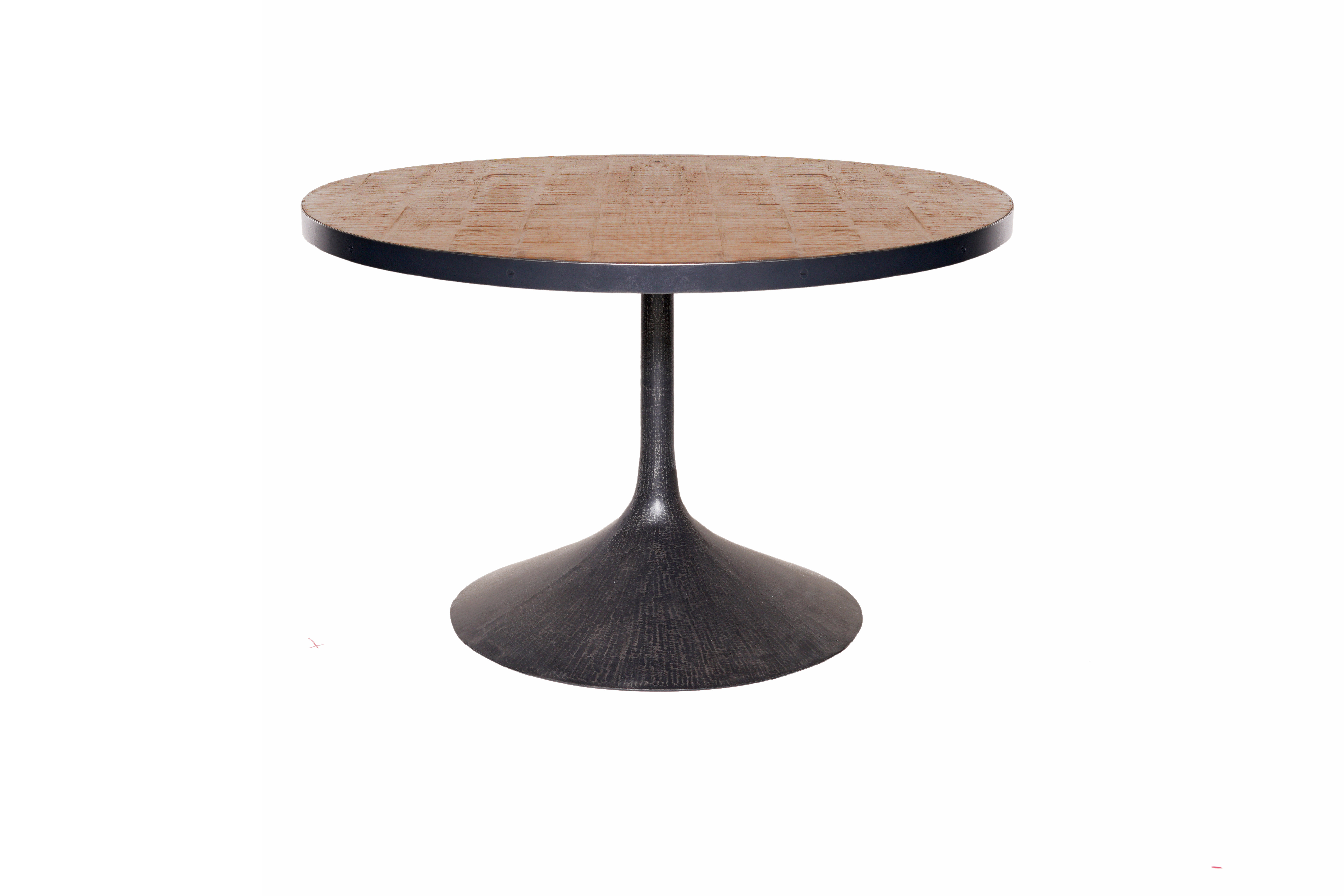 17 Stories Miranda 48" Round Reclaimed Pine Dining Table | Wayfair