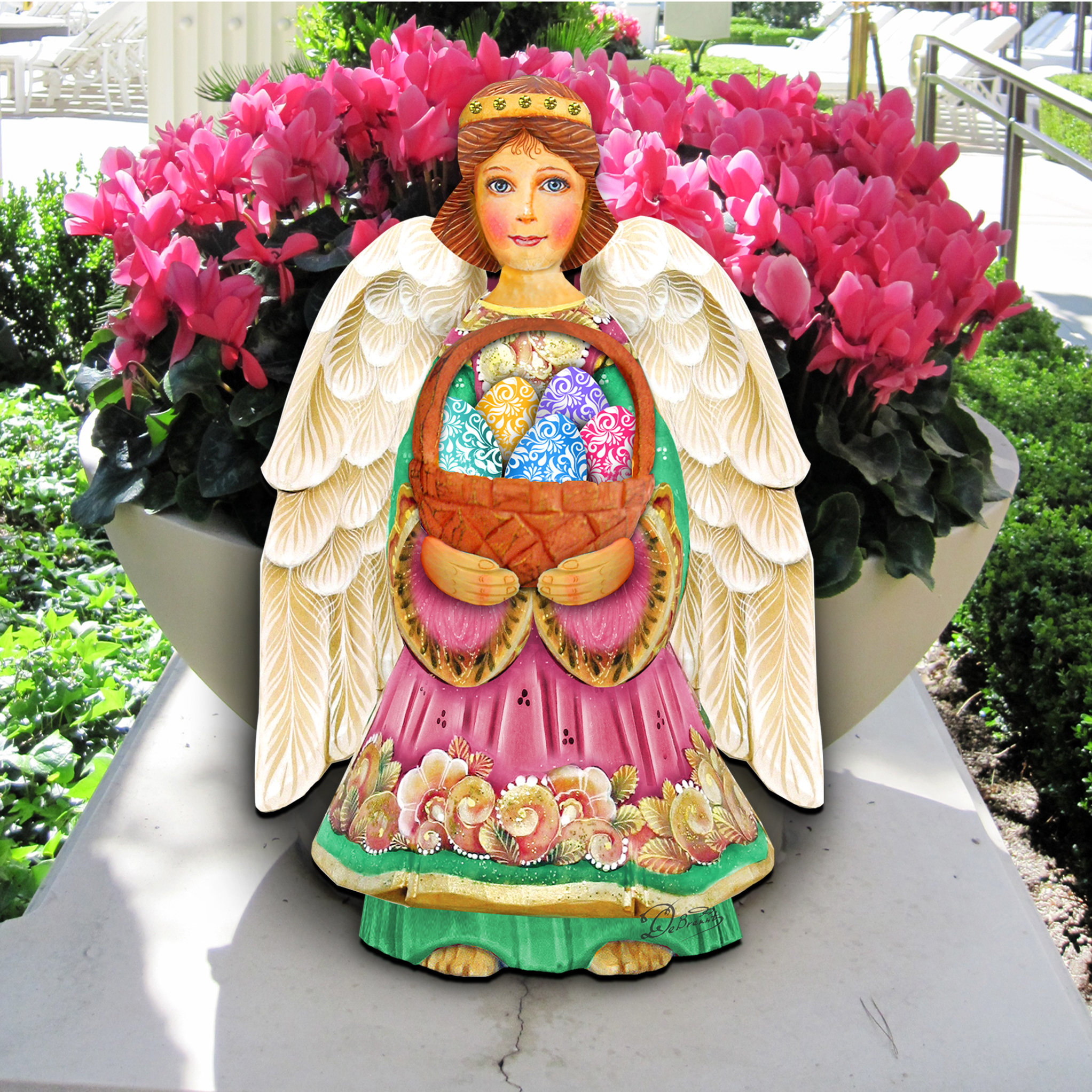 The Holiday Aisle® Tiburon Easter Angel Figurine - Wayfair Canada