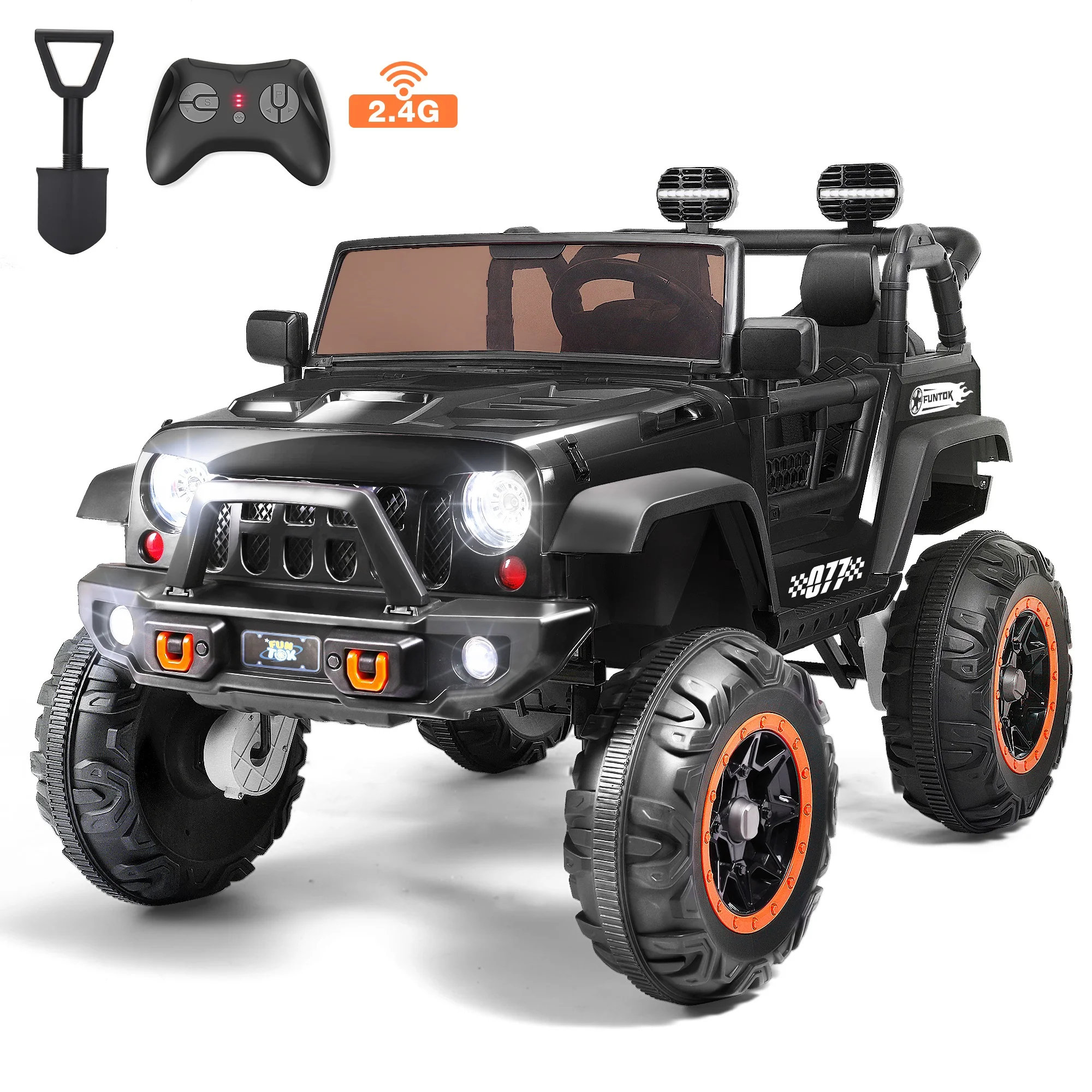 Kimbosmart 24 Volt 2 Seater Kids Ride on Toy Truck Electric Vehicle Car ...