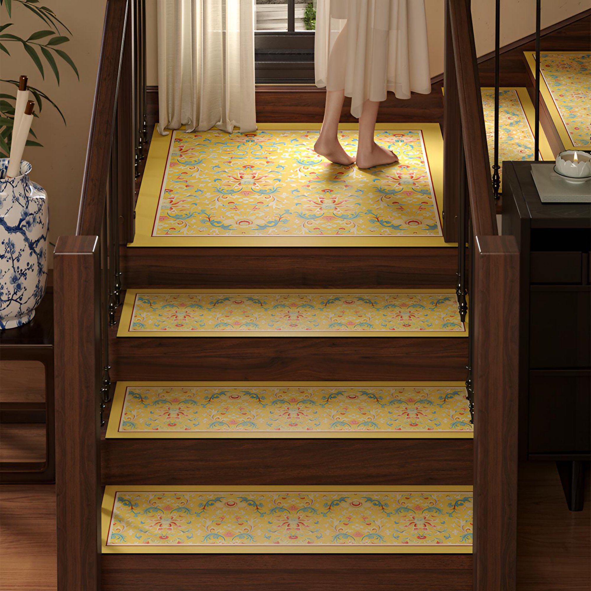 Infinity Premium Stair Mats With Anti Slip Feature Easy To Clean For ...