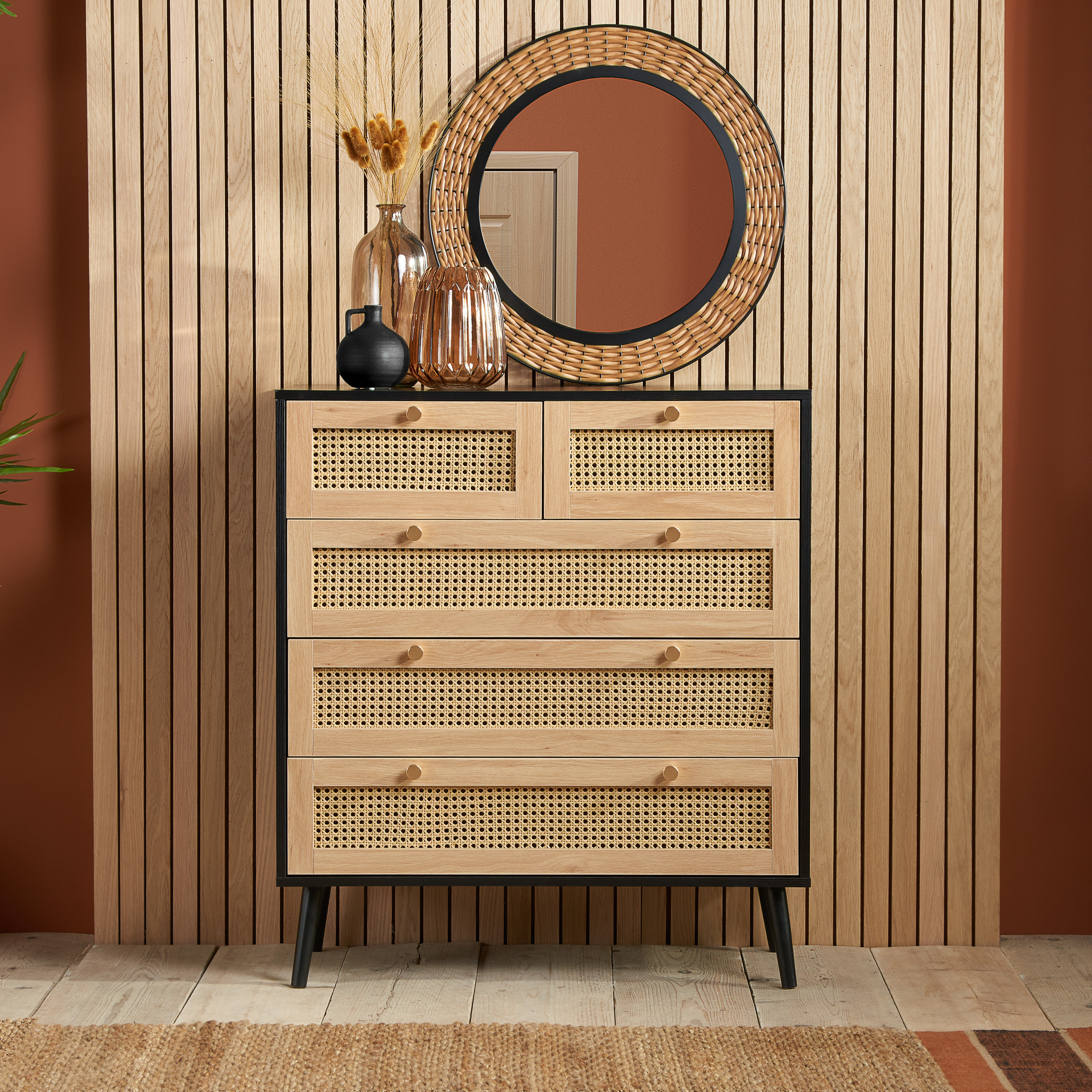 Norden Home Noemi 5 Drawer 85Cm W Chest | Wayfair.ie