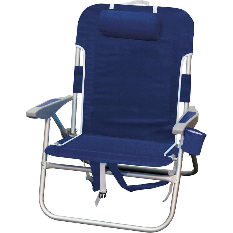 Hokku Designs Folding 13" High Seat Backpack Camping Chair with 4 ...