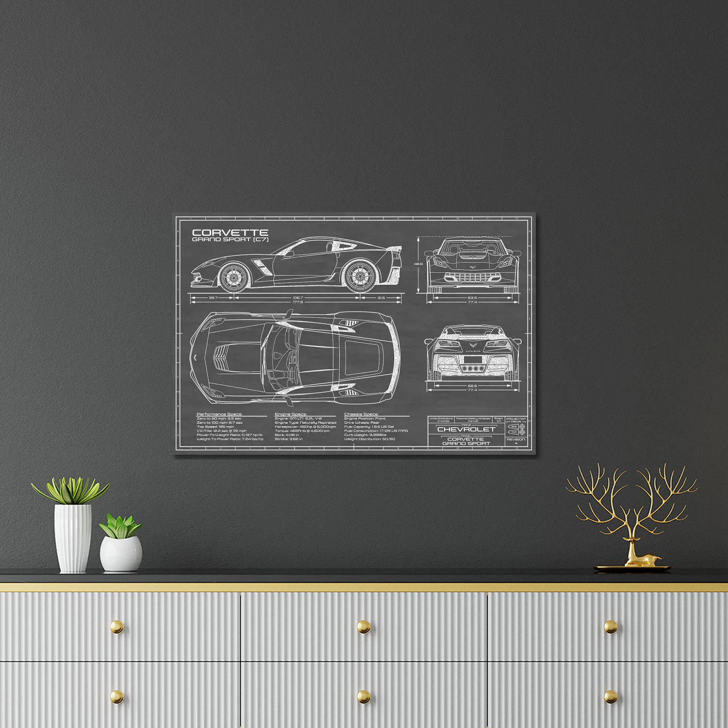 Williston Forge " Corvette (C7) Grand Sport " by Action Blueprints ...