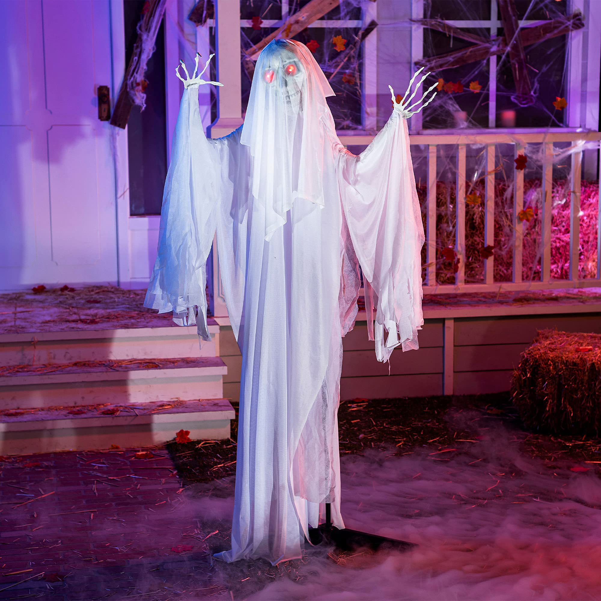 The Holiday Aisle® Life Size Animatronics Ghost Decor | Wayfair