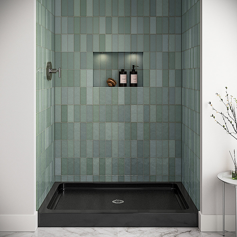 Streamline Bath Streamline GB-622-492 48 in. x 34 in. Alcove Acrylic ...