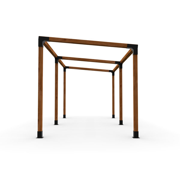 Bjorn Woodworks 4x4 Black 5 Degree Pergola Extender Brackets & Lean To ...