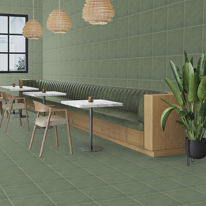 Pixl Party Time 12'' W x 12'' L Porcelain Concrete Look Singular Tile ...