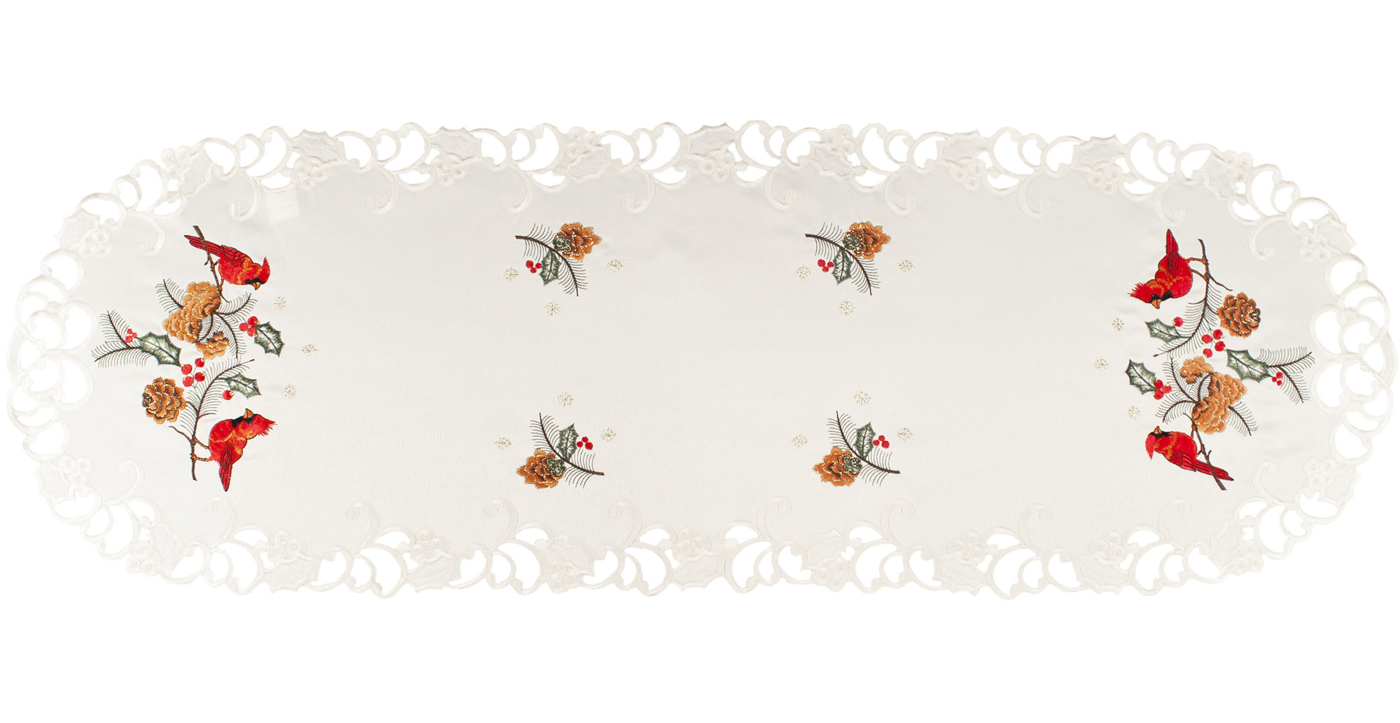 Charlton Home® Red Cardinal Table Runner (16"x54") | Wayfair