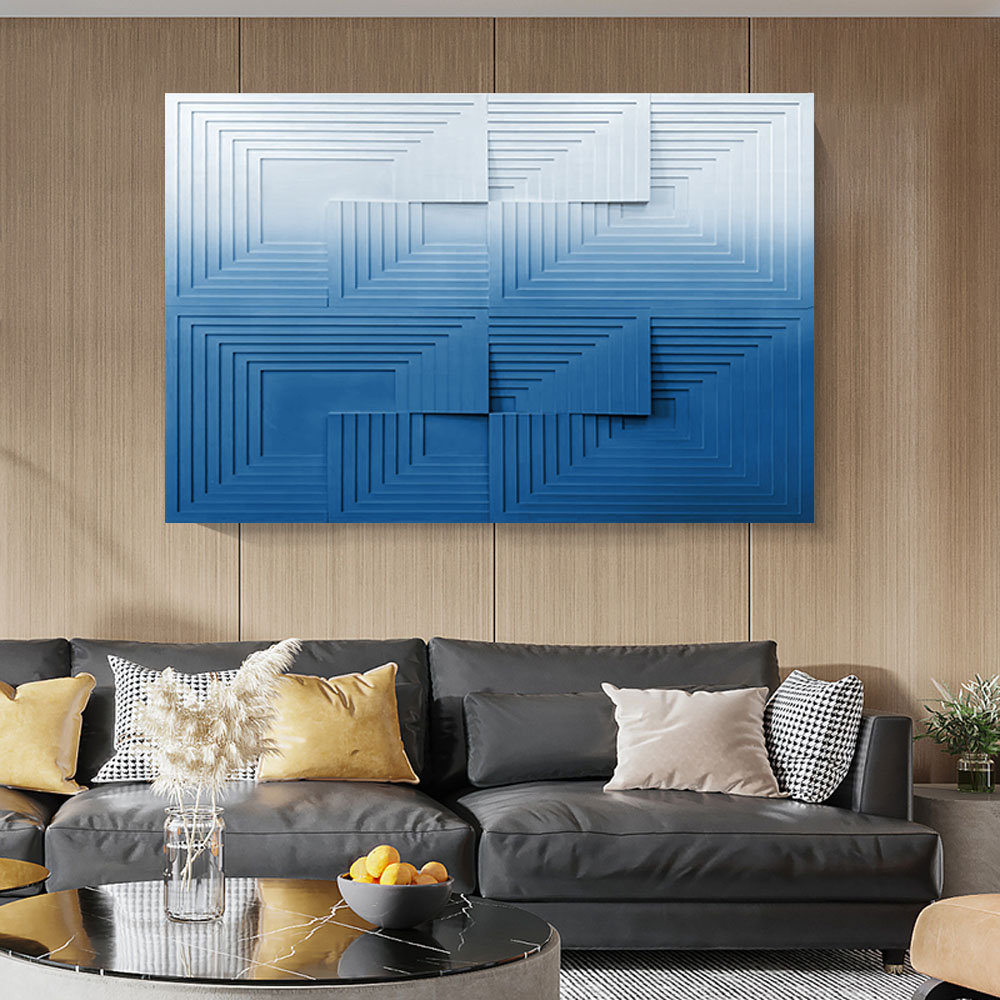Orren Ellis Creative Gradient 3D Carving Wall Decoration - Wayfair Canada